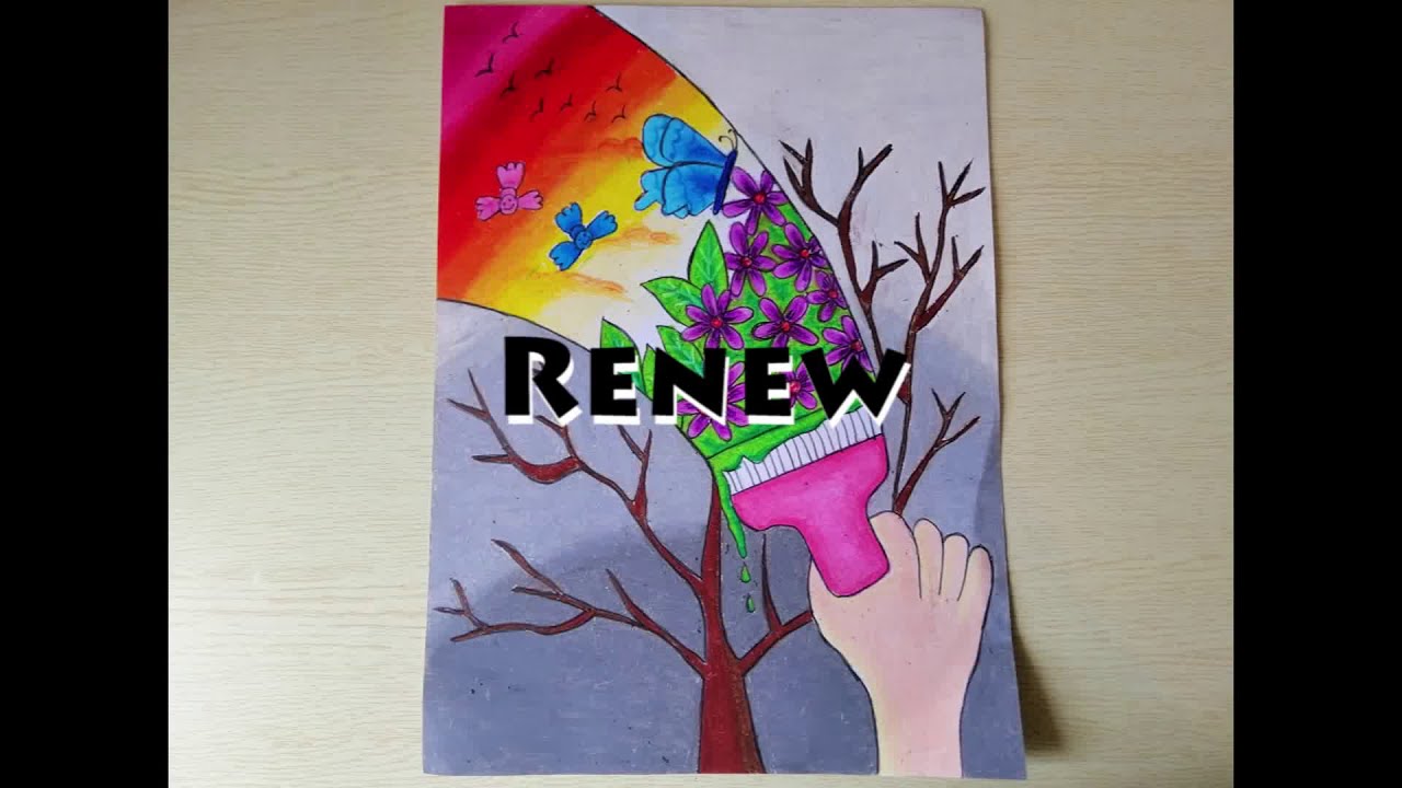 Renew Drawing for Kids | Art - YouTube