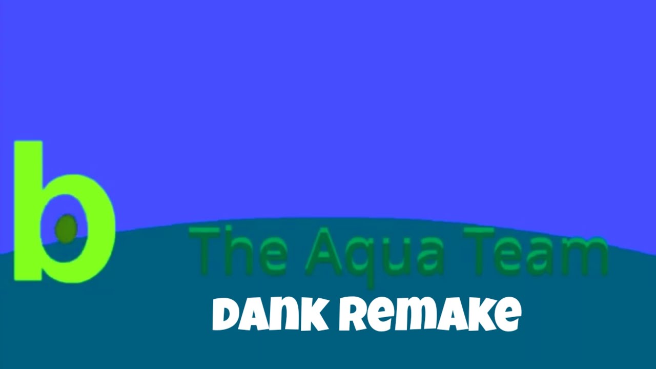 the aqua team logo dank remake - YouTube