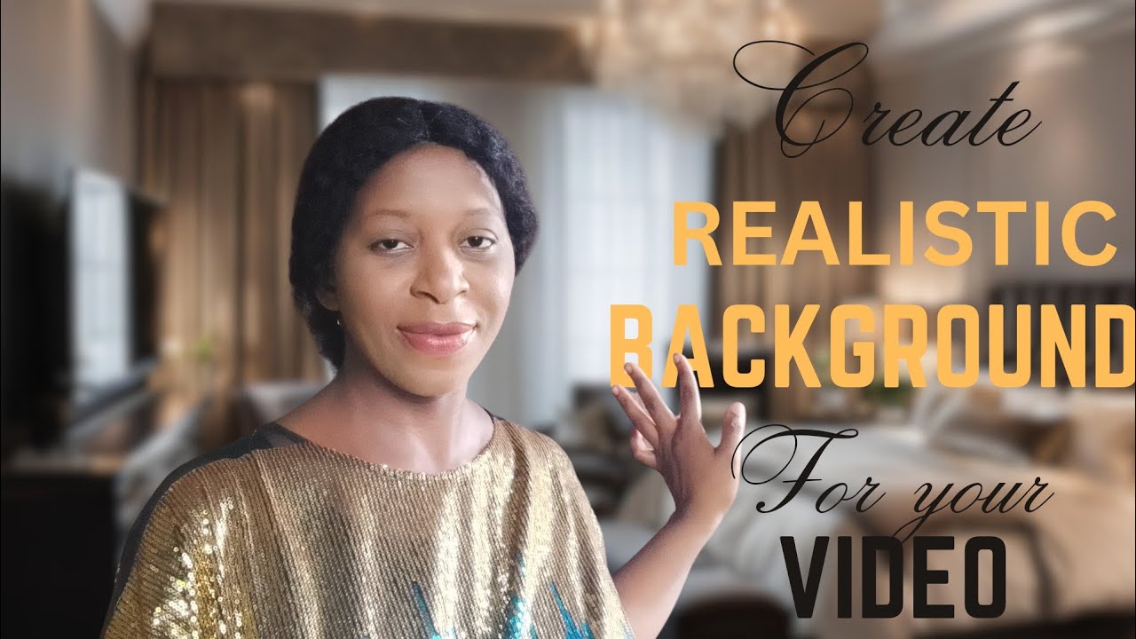 How To Create Realistic Background For Your Video - YouTube