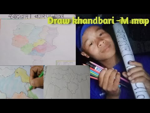 Draw a map of khandbari municipality||sankhuwasava district|| Himalaya ...