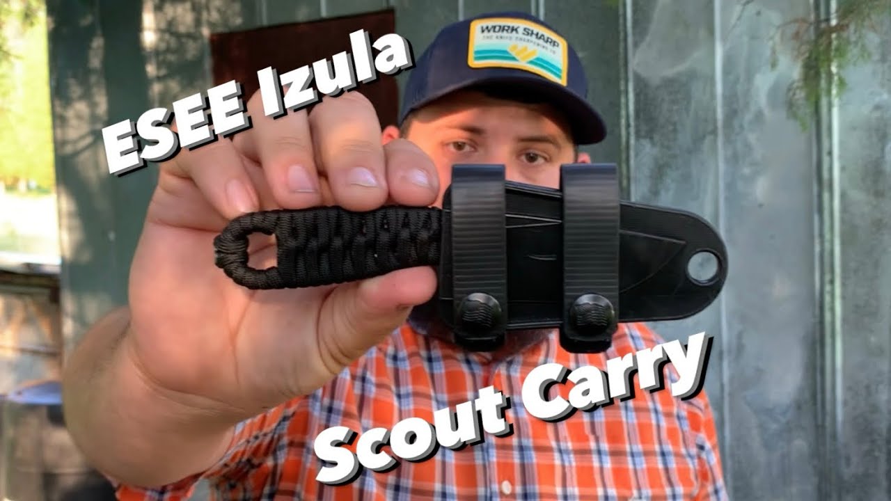 ESEE Izula EDC Scout Carry Soft Loops [ Horizontal Carry Strap Kit ] - YouTube
