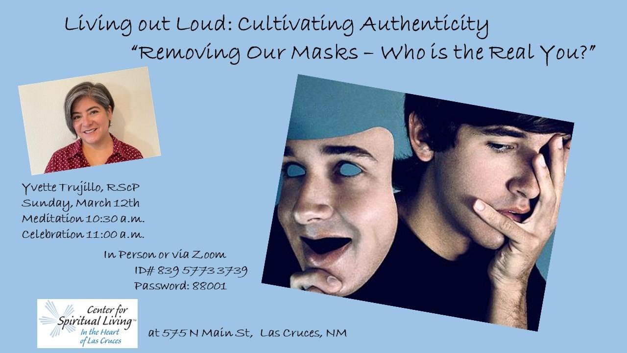 Yvette Trujillo, RScP. "Removing Our Masks - Who is the Real You ...