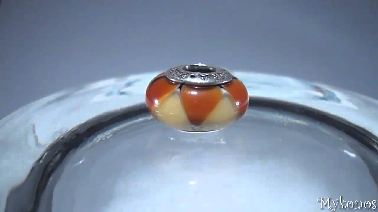 Pandora Brown Triangle Charm 790638 - YouTube