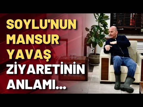 Soylu'nun Mansur Yavaş ziyaretinde verdiği fotoğrafın anlamı ne?