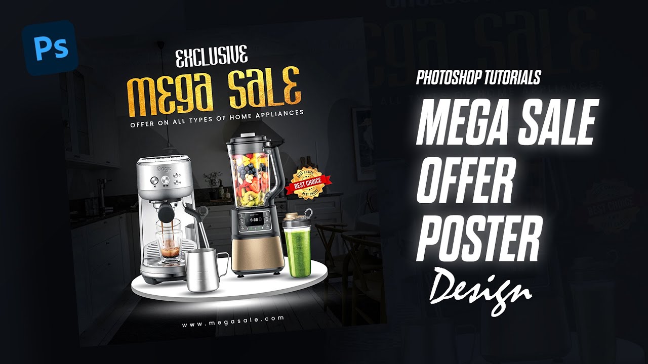 Design a STUNNING Product Ad in Photoshop - YouTube