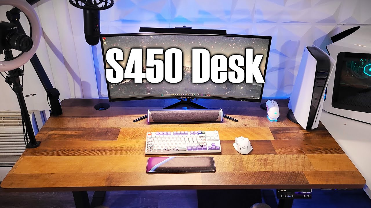 Level Up Your Gaming Setup With The OdinLake Standing Desk S450! - YouTube