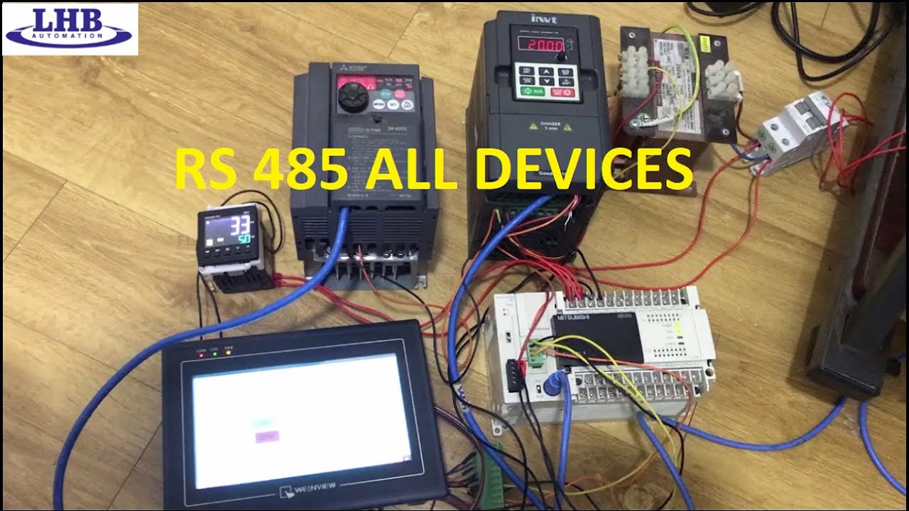 RS 485 nhiều thiết bị khác loại /RS 485 all devices - Part 1 - YouTube