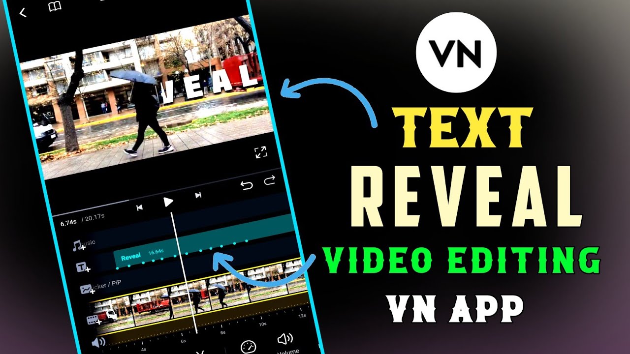 Vn Text Reveal Video Editing | Text Reveal Video Editing In Vn App | Vn ...