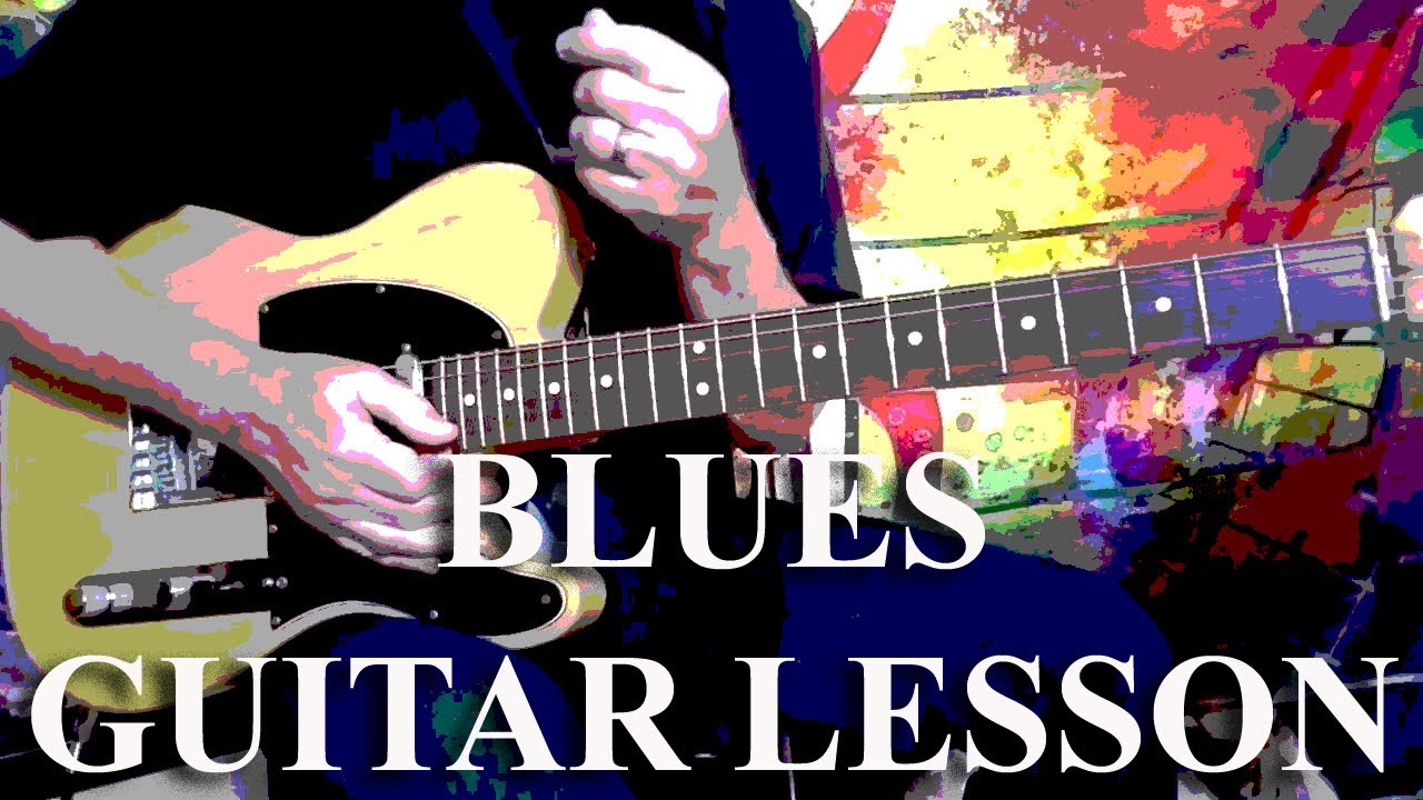 BLUES GUITAR LESSON - C MINOR BLUES SOLO - Jimmy Page Style - YouTube