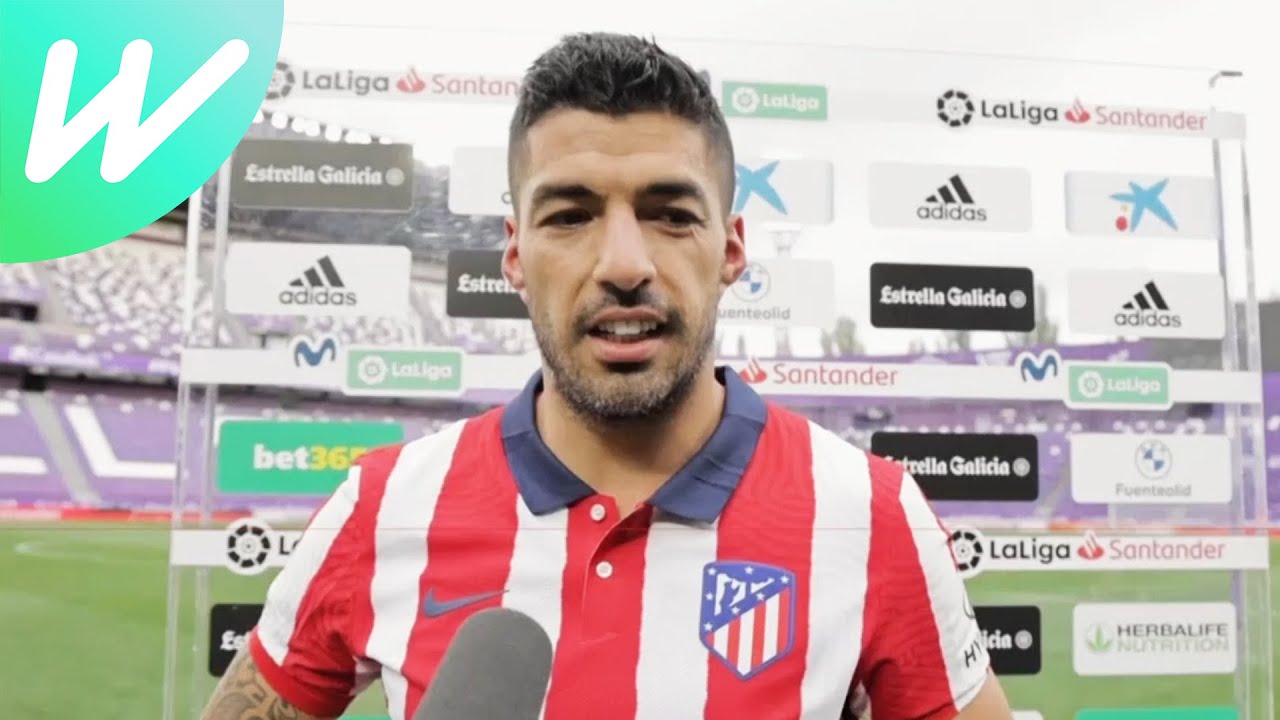 Suarez, Simone & Atlético Madrid fans celebrate winning La Liga title ...