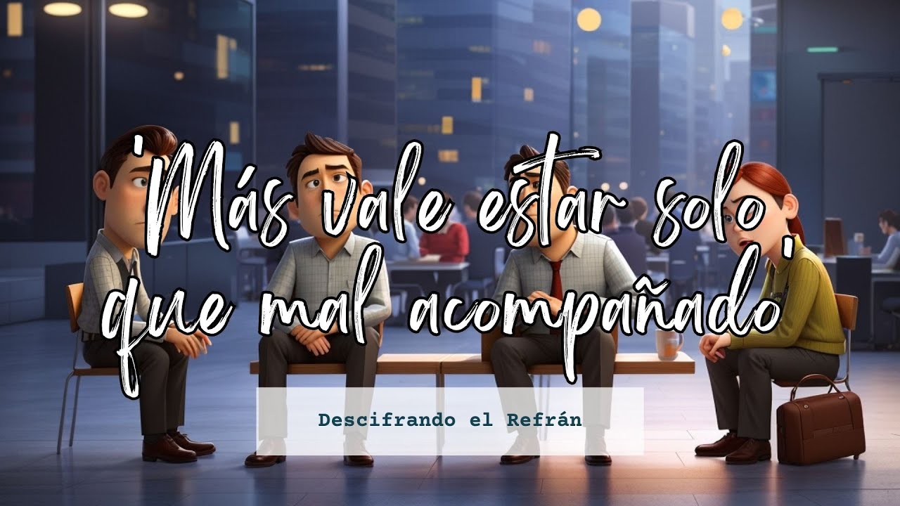 El Origen de "Más vale estar solo que mal acompañado": Descifrando el ...