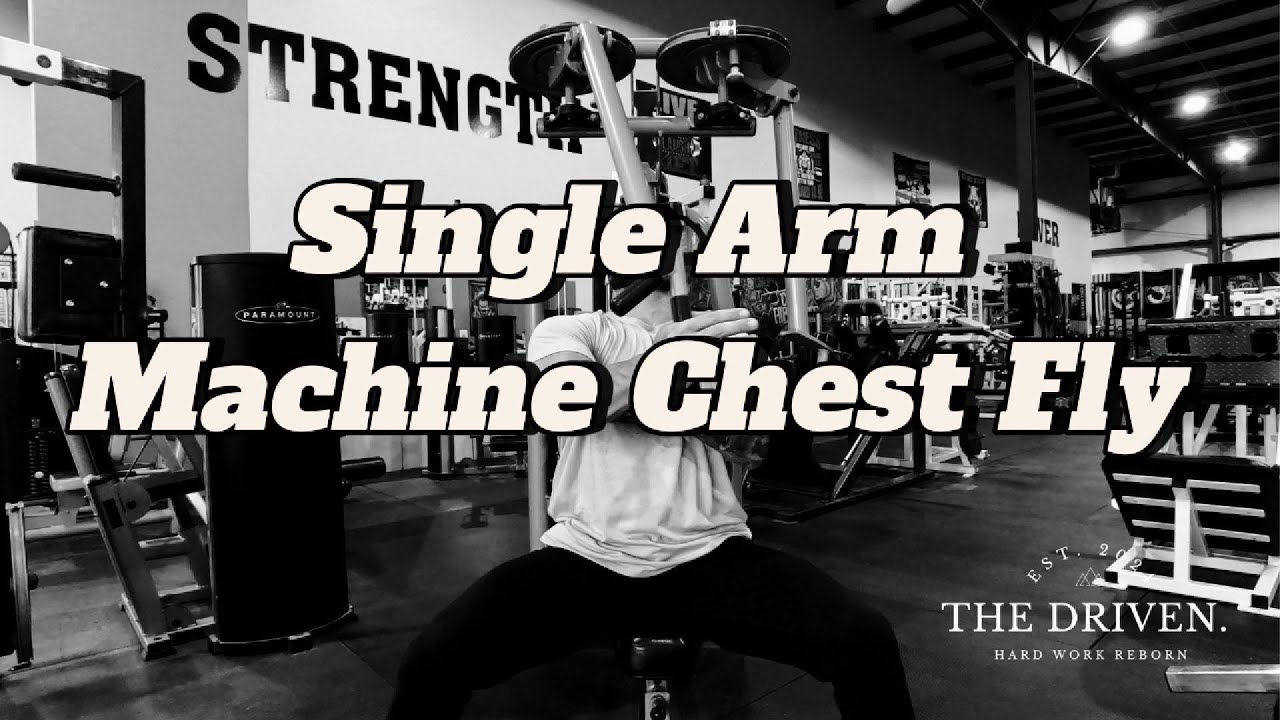 Single Arm Machine Chest Fly - YouTube