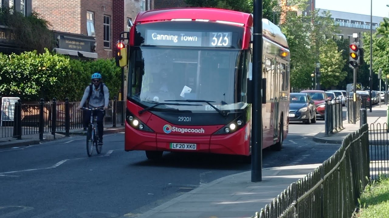 Riding around buses in East London with routes 323 and 69 (ELECTRIC ...