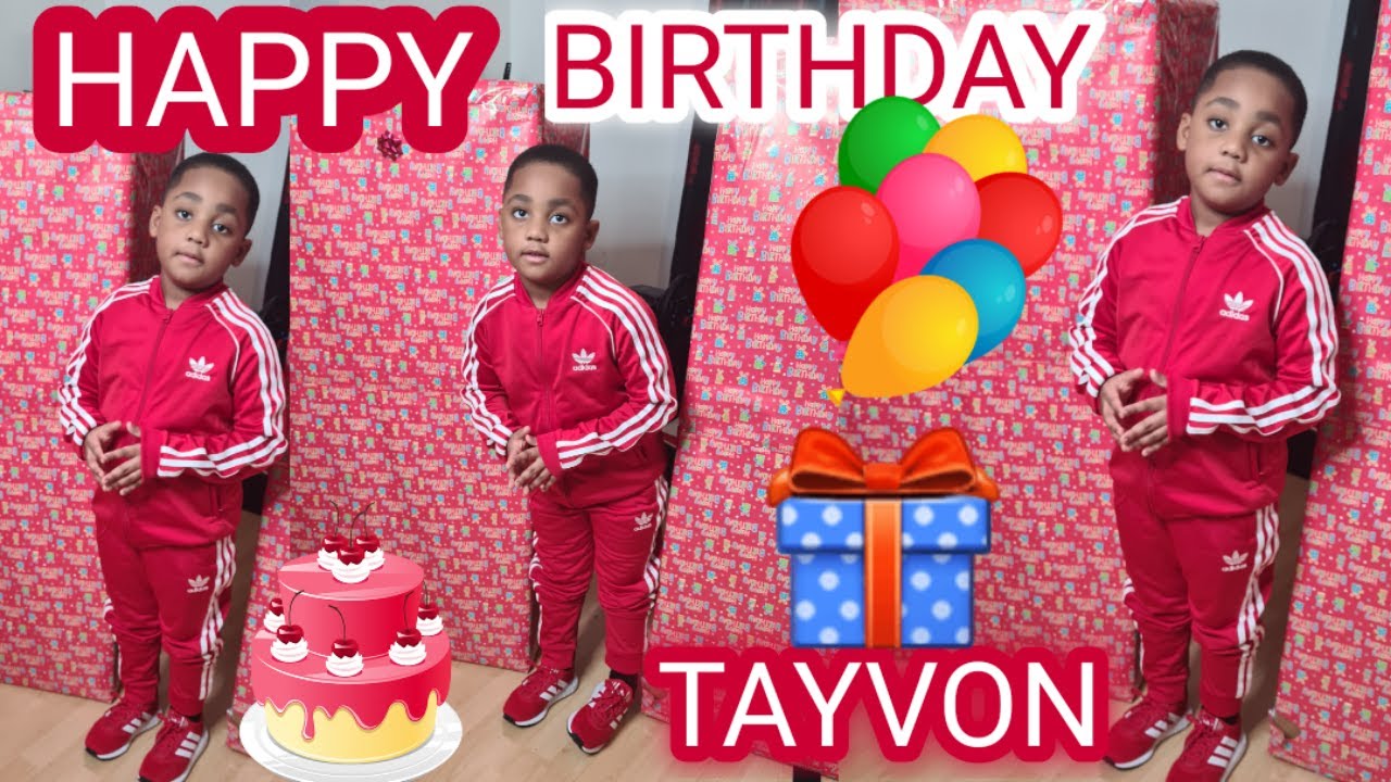 TAYVON'S BIRTHDAY CELEBRATION | BIRTHDAY VLOG | RED AND WHITE BIRTHDAY ...