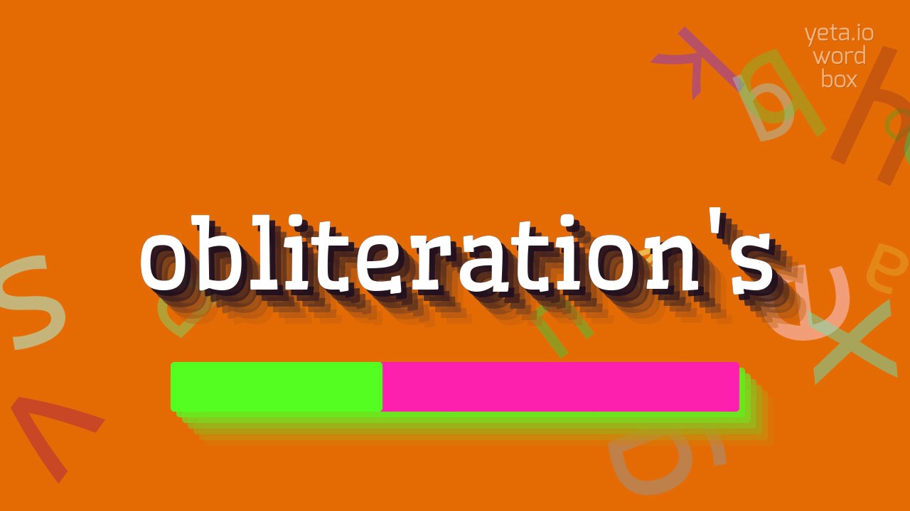 How to say "obliteration's"! (High Quality Voices) - YouTube