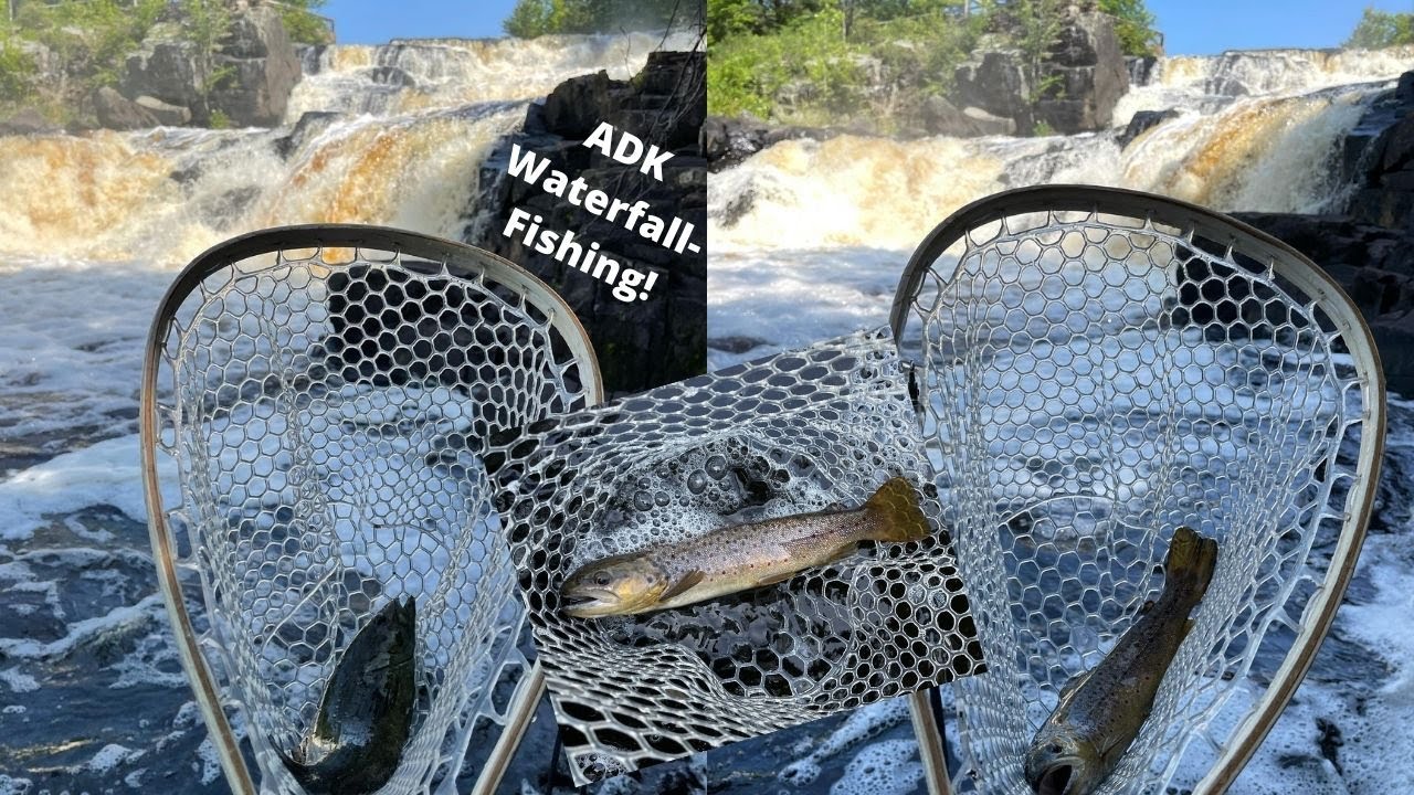 Adirondack Waterfall-Fishing Smallmouth and Brown Trout! (Non-Stop ...