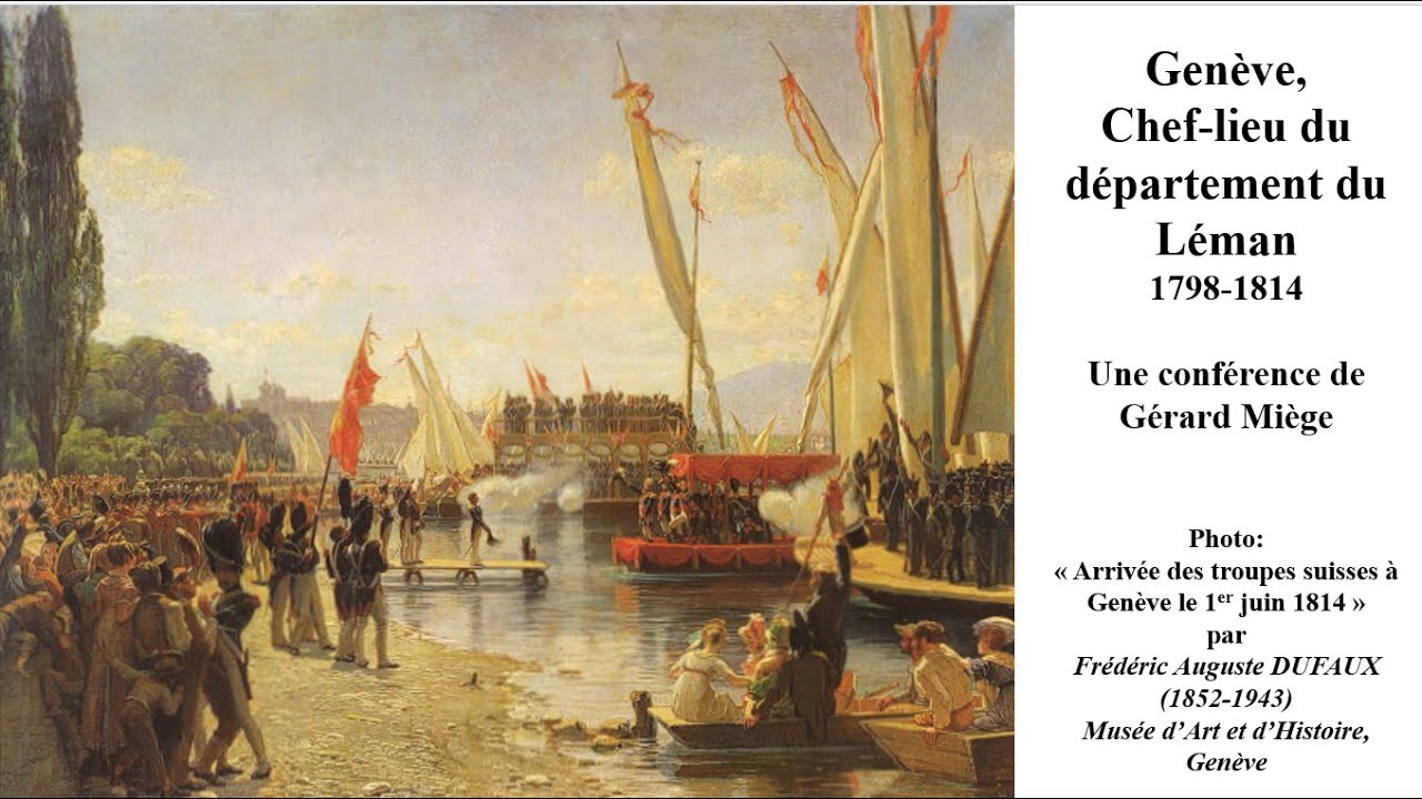 Miège Gérard - Genève, chef lieu du Département du Léman - YouTube