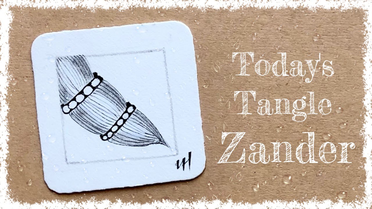【Zentangle】禪繞圖樣介紹 ~ Zander - YouTube