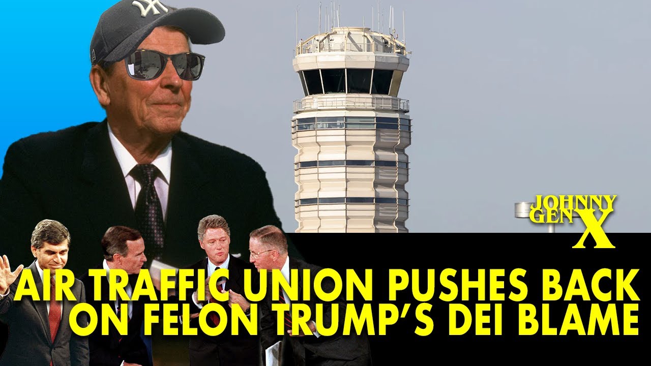 01.31.25 Air traffic controllers union pushes back on DEI blame - YouTube