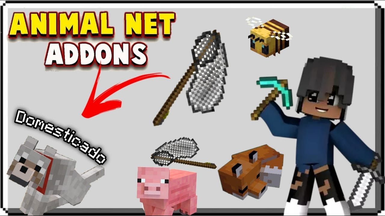 ANIMAL NET (Universal Net) V1.5 atrapa animales con etiquetas y ...