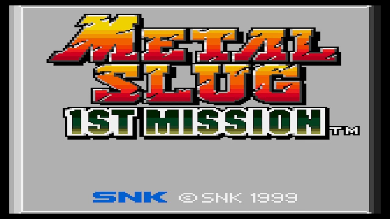 Metal Slug 1st Mission - Neo Geo Pocket Color - Gameplay - YouTube