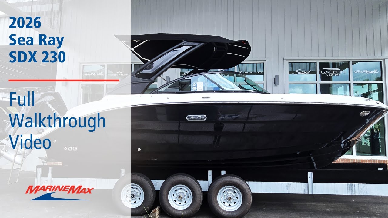 2026 Sea Ray SDX 230 I MarineMax Charleston - YouTube