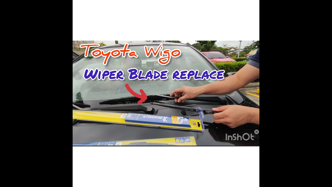 How to replace Toyota Wigo wiper blades easy - YouTube
