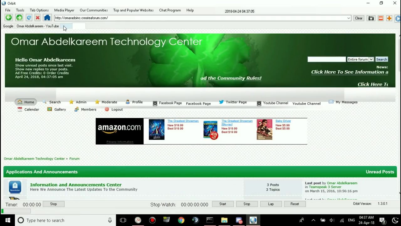 Orbit Web Browser! My own made web browser available now! - YouTube