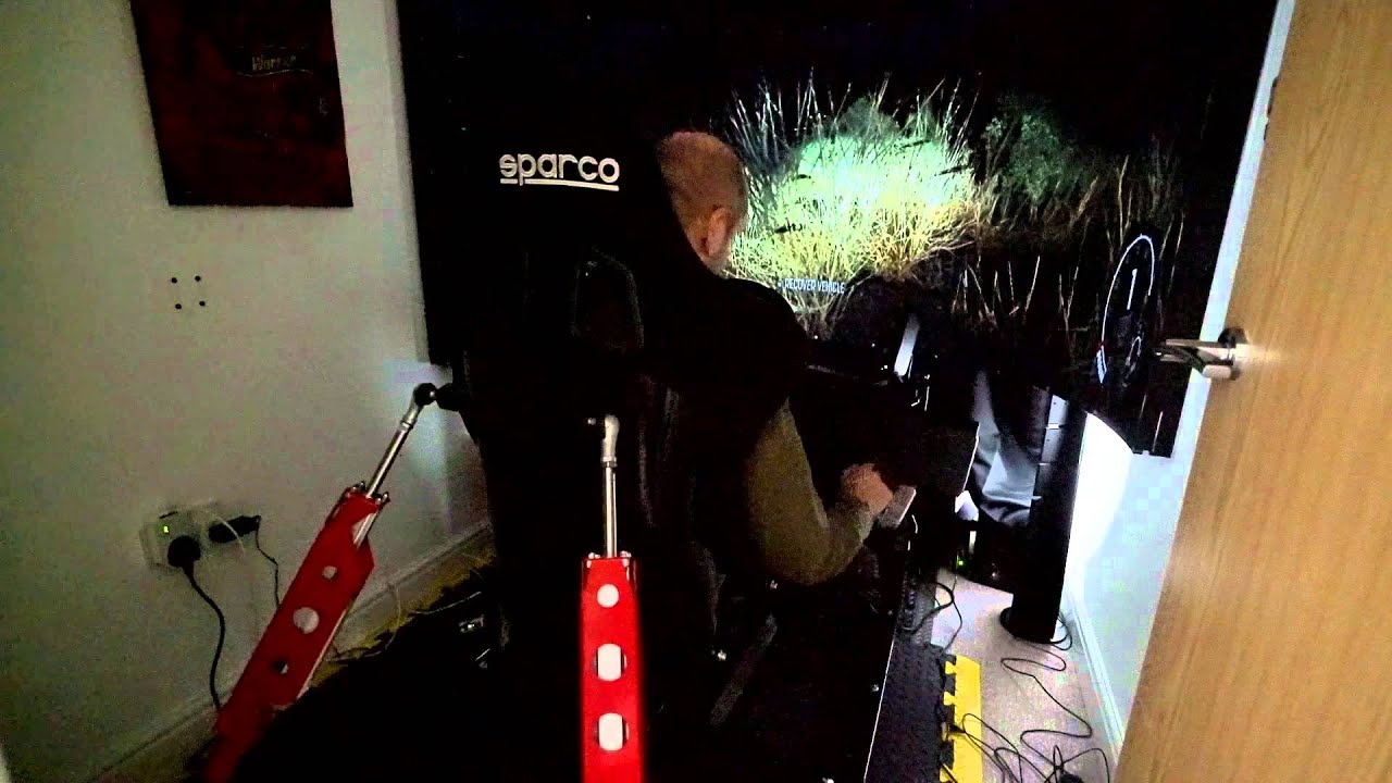 SimXperience Stage 3 with SimPit Icarus Avenger - Dirt Rally - YouTube