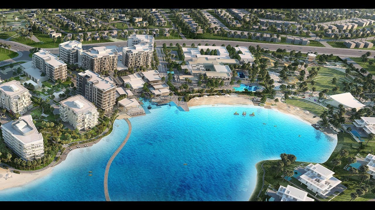 Beautiful Community With A Turquoise Lagoon | Tilal Al Ghaf - YouTube