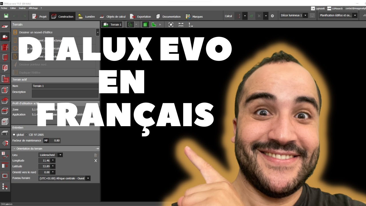 DIALux evo Tutoriels en Français - YouTube