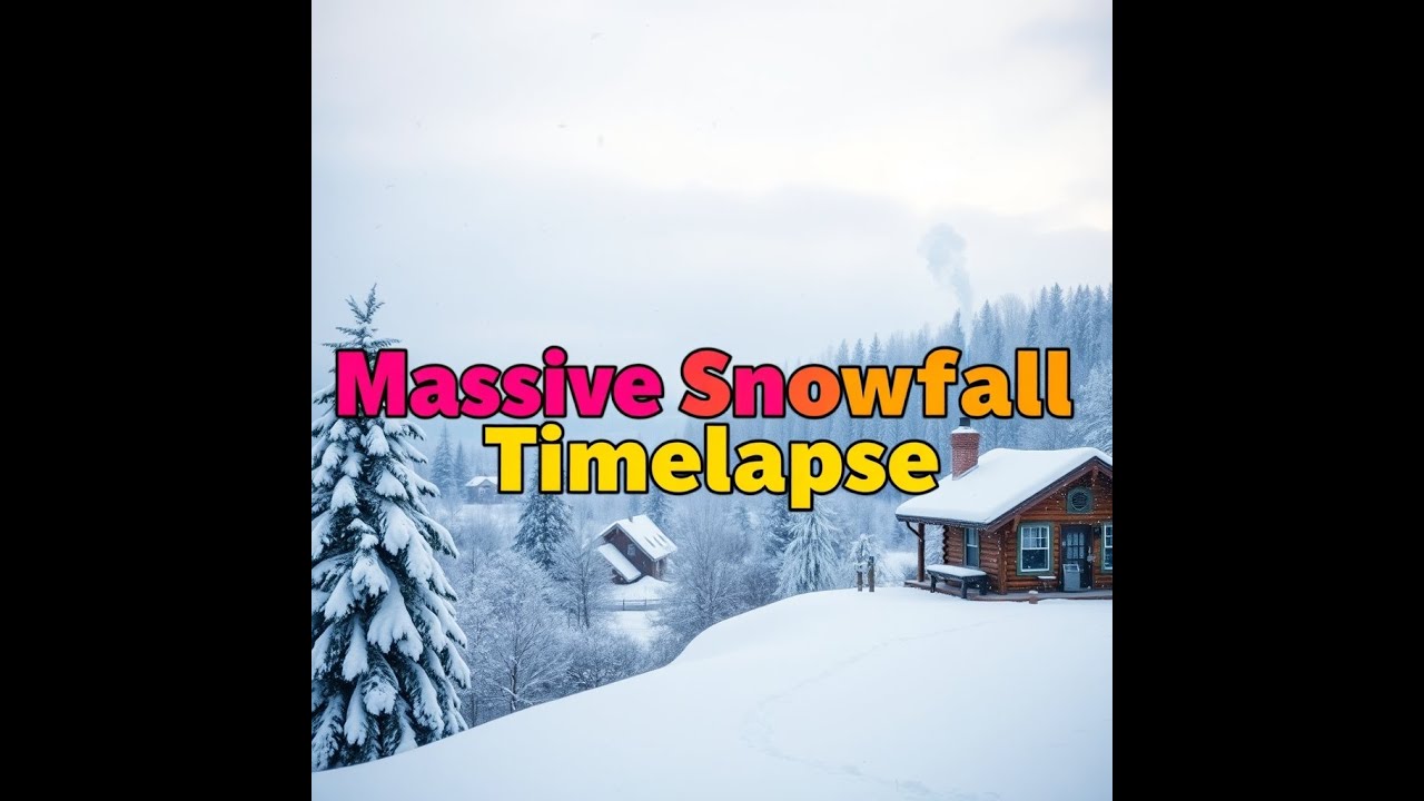 Epic Snowfall Timelapse - The Power of Nature - YouTube