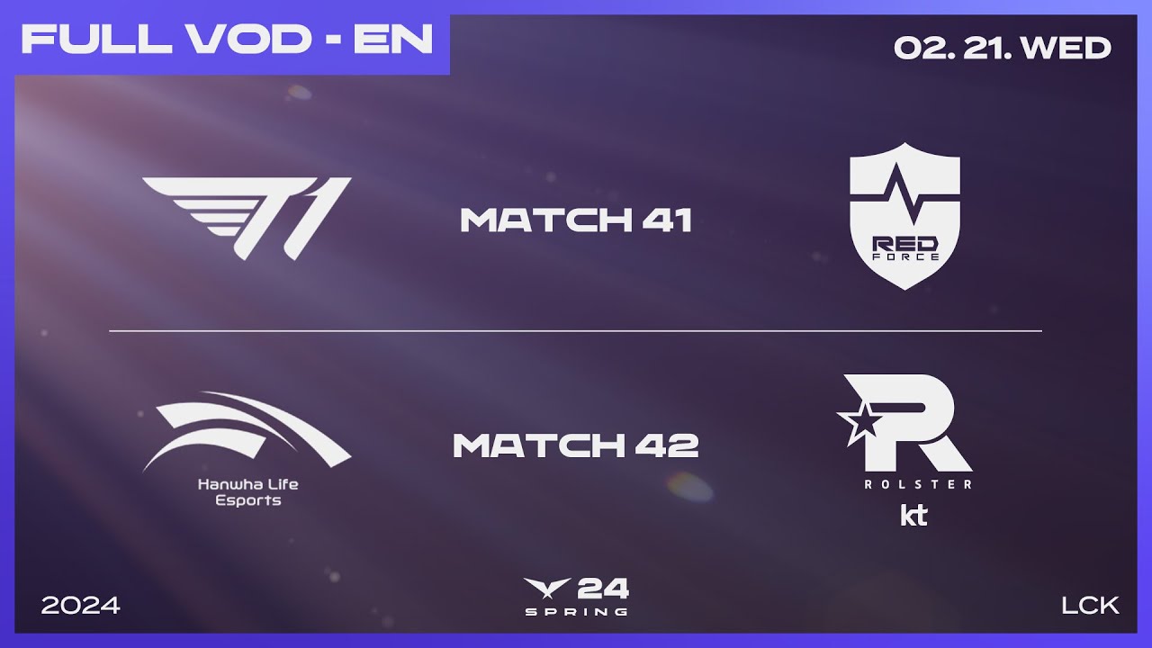 T1 vs NS - HLE vs KT | 2024 LCK Spring Split - YouTube