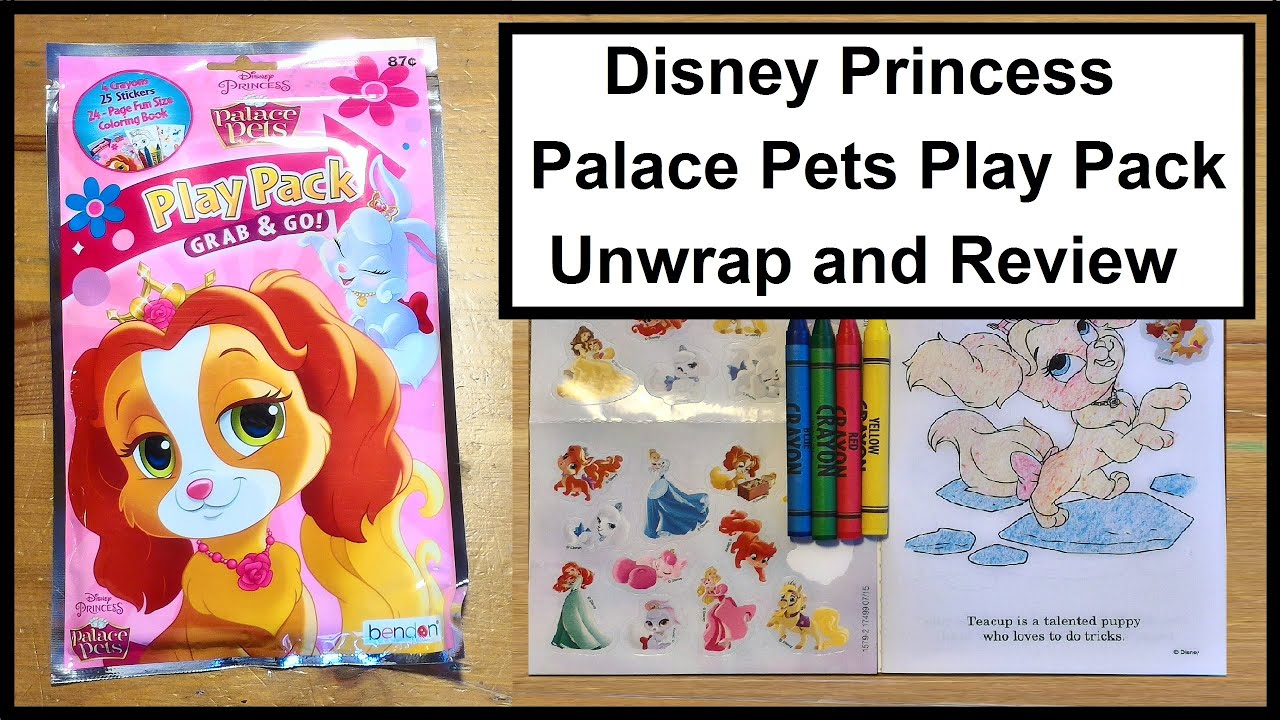 Disney Princess Palace Pets Play Pack Grab & Go! Unwrap and Review ...