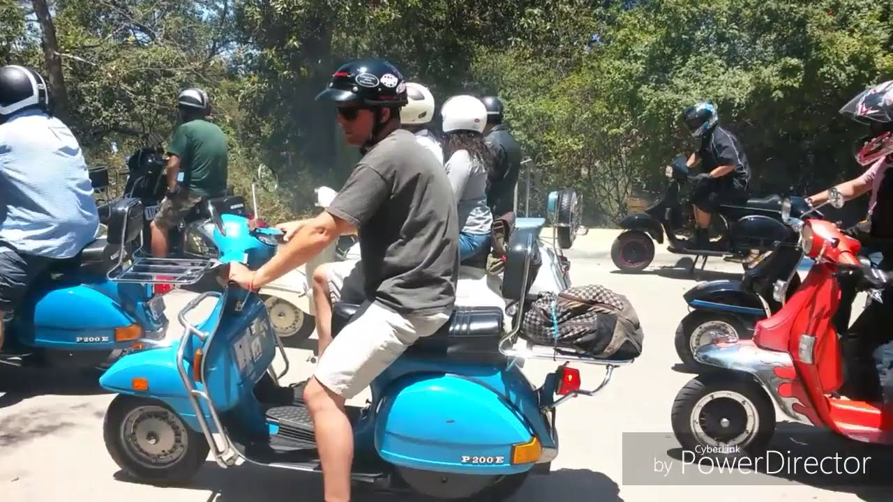SWARM 2016 Vintage Scooter Rally : Los Angeles (Part 2) - YouTube
