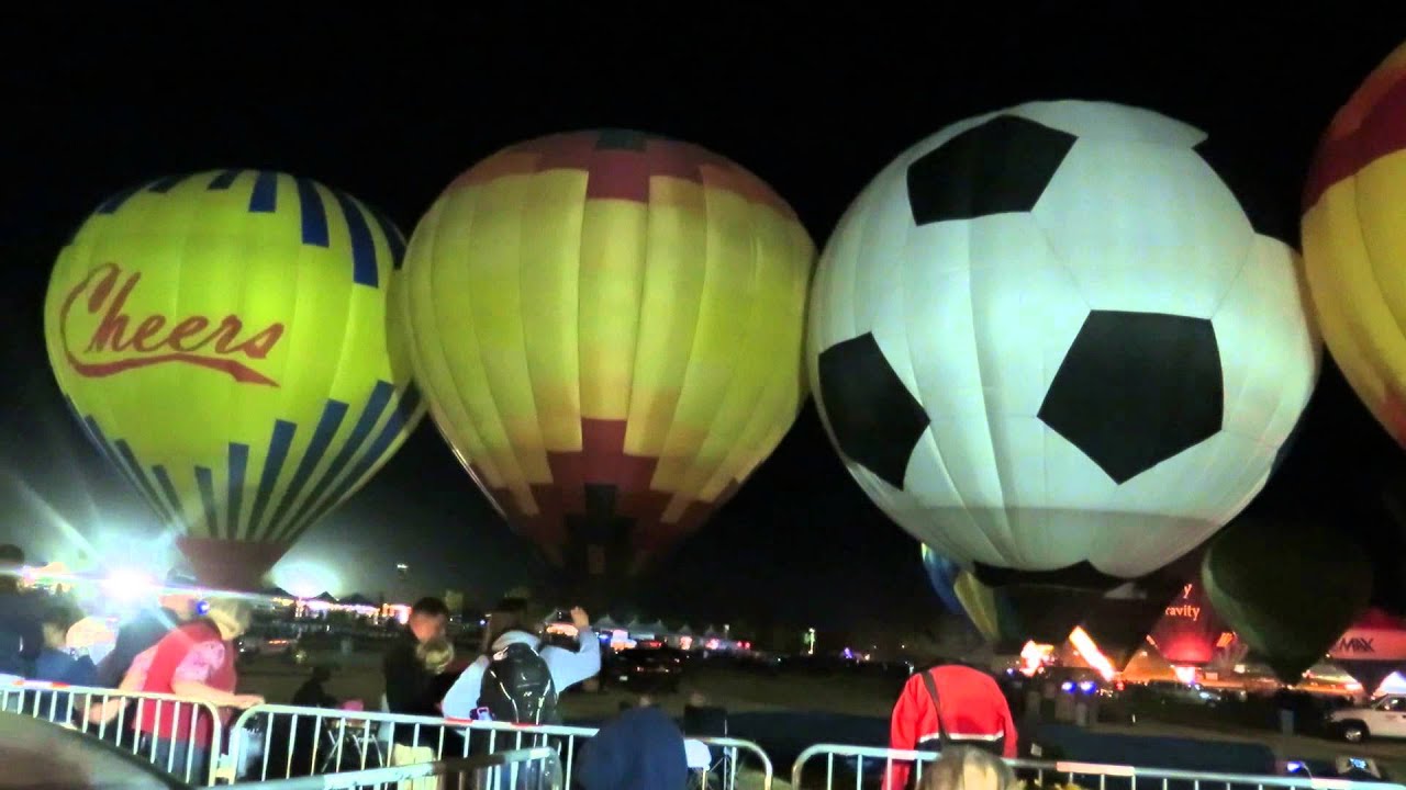 The 2014 Great Reno Balloon Race Super Glow Show - YouTube