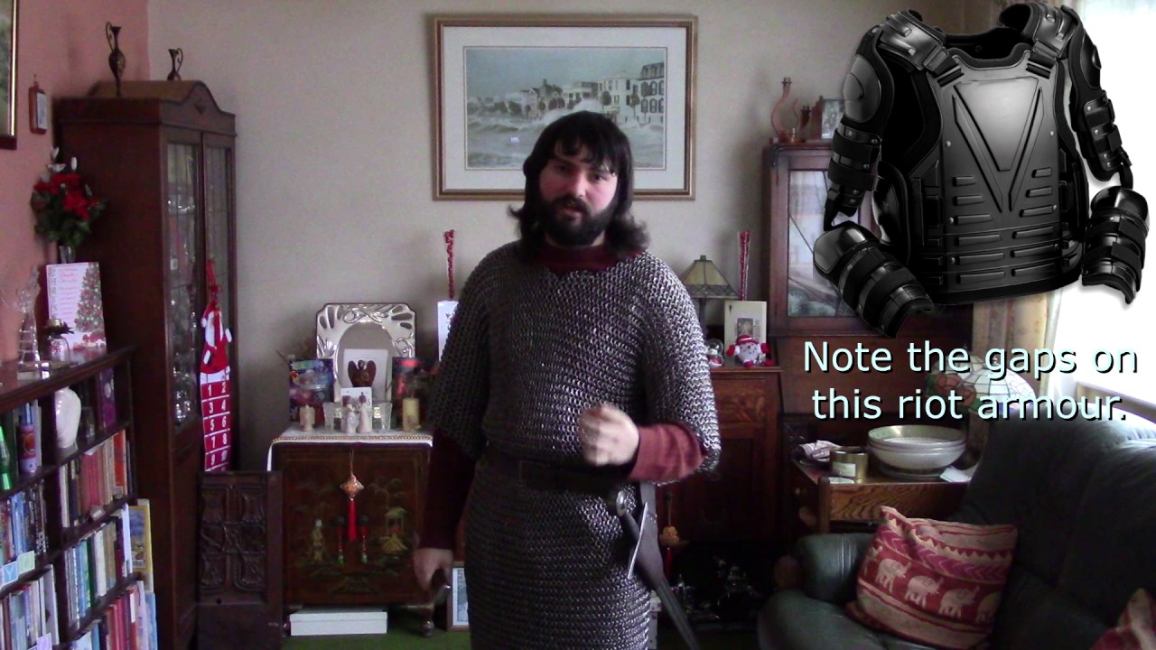 Is CHAINMAIL (maille) Good Zombie Armour? - YouTube