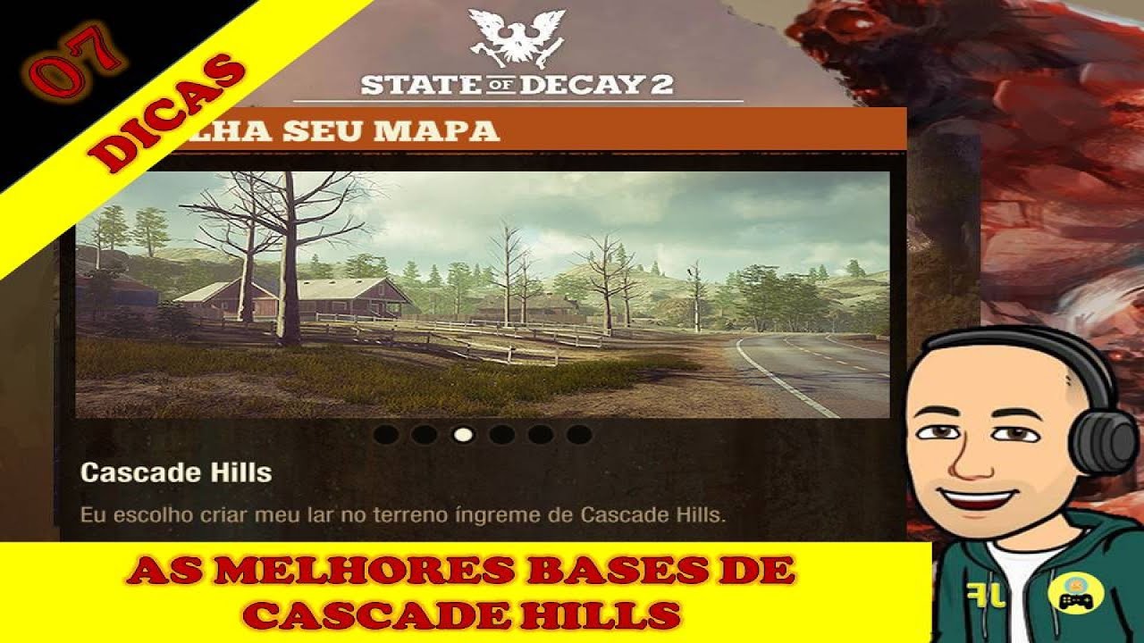 State of Decay 2 - As melhores bases de Cascade Hills - Dicas 07 - YouTube