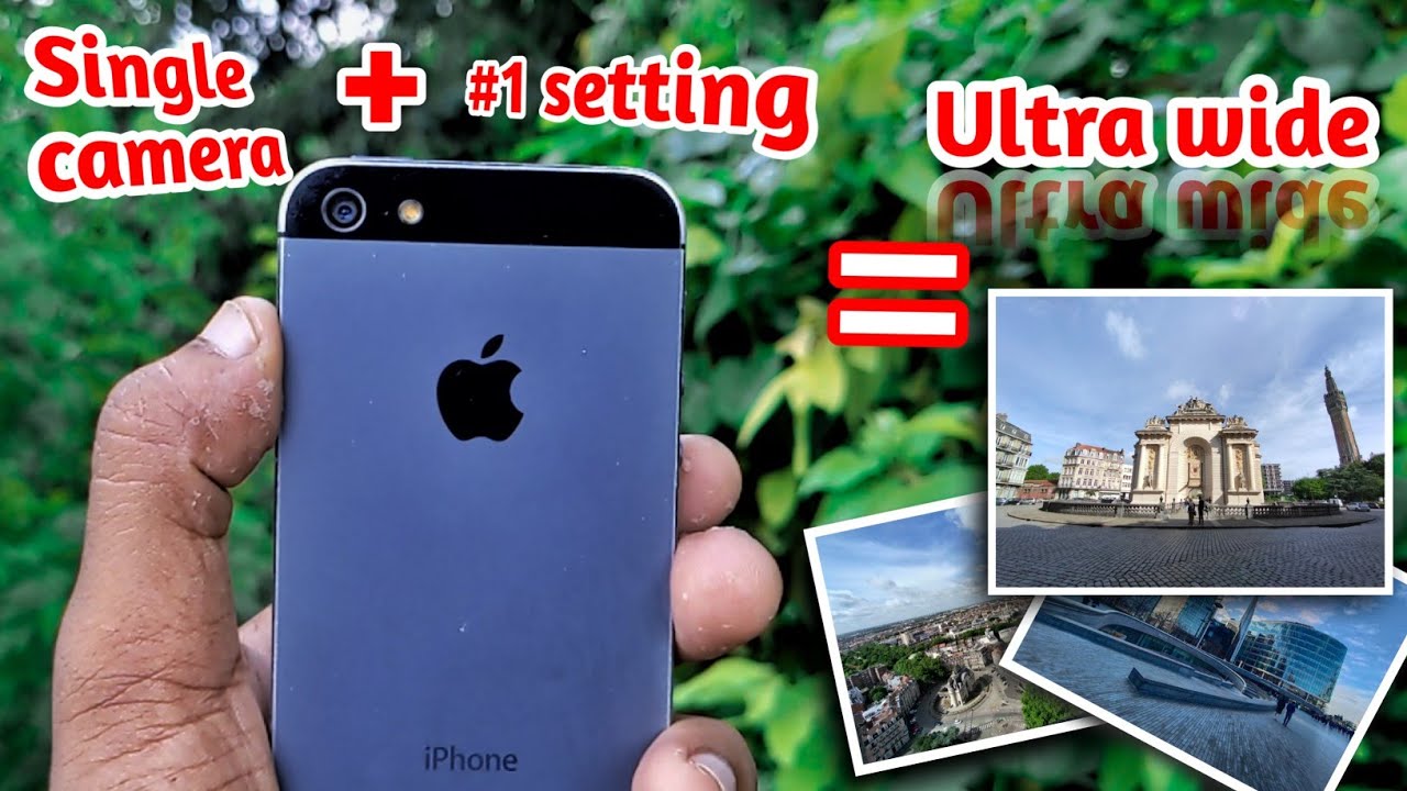 make ultra wide video with single camera phone - YouTube