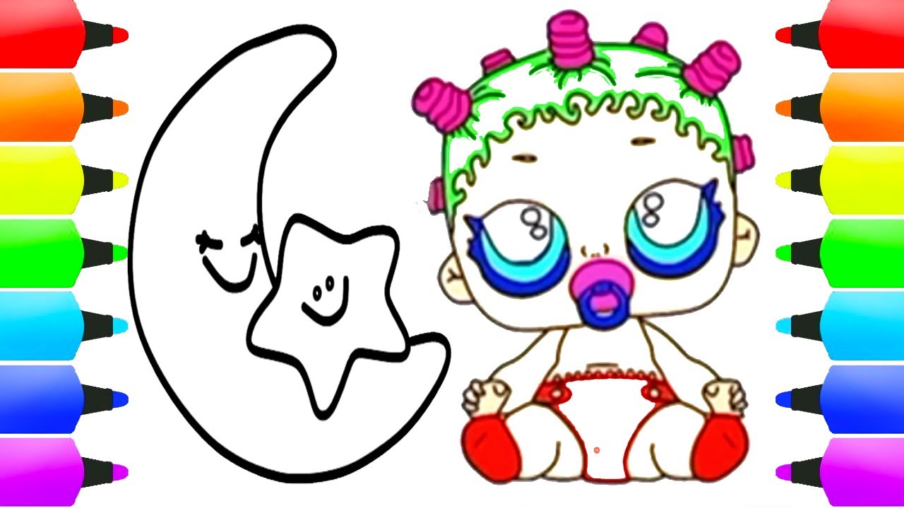 How to Draw a baby for Kids 💖 baby Drawing for Kids | baby Coloring ...