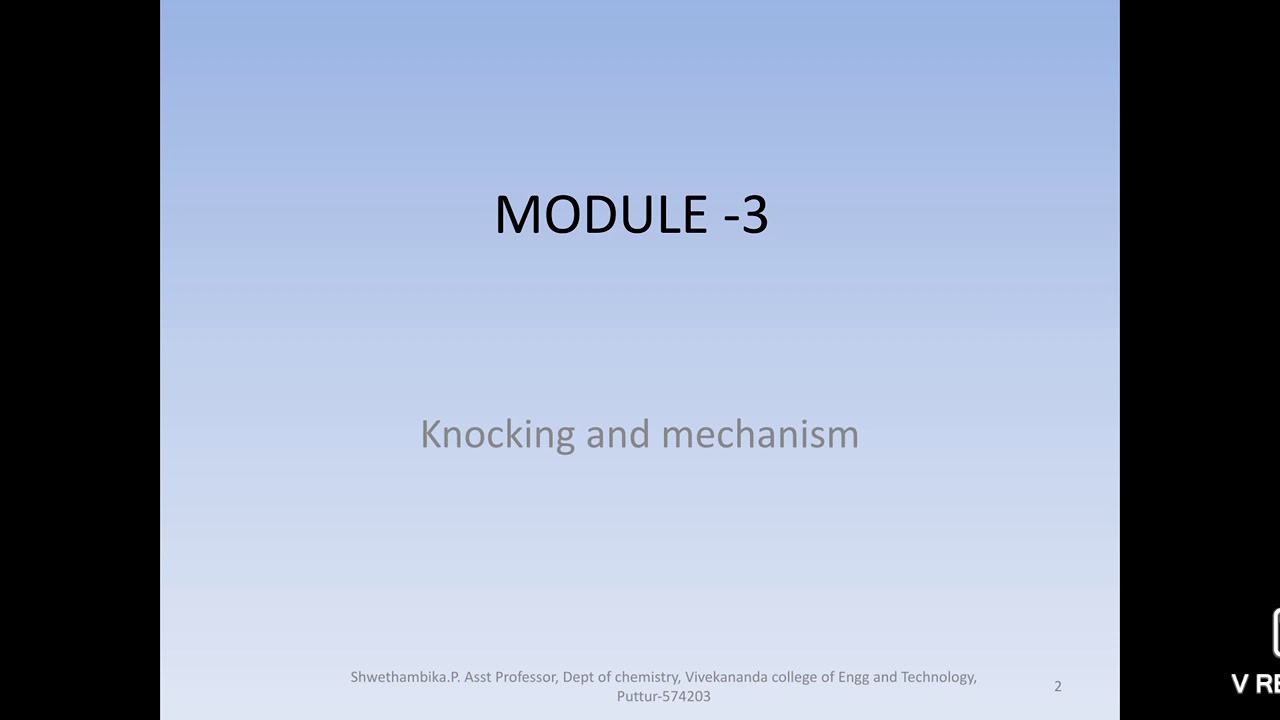 Knocking and its mechanism-Prof.Shwethambika. P. - YouTube