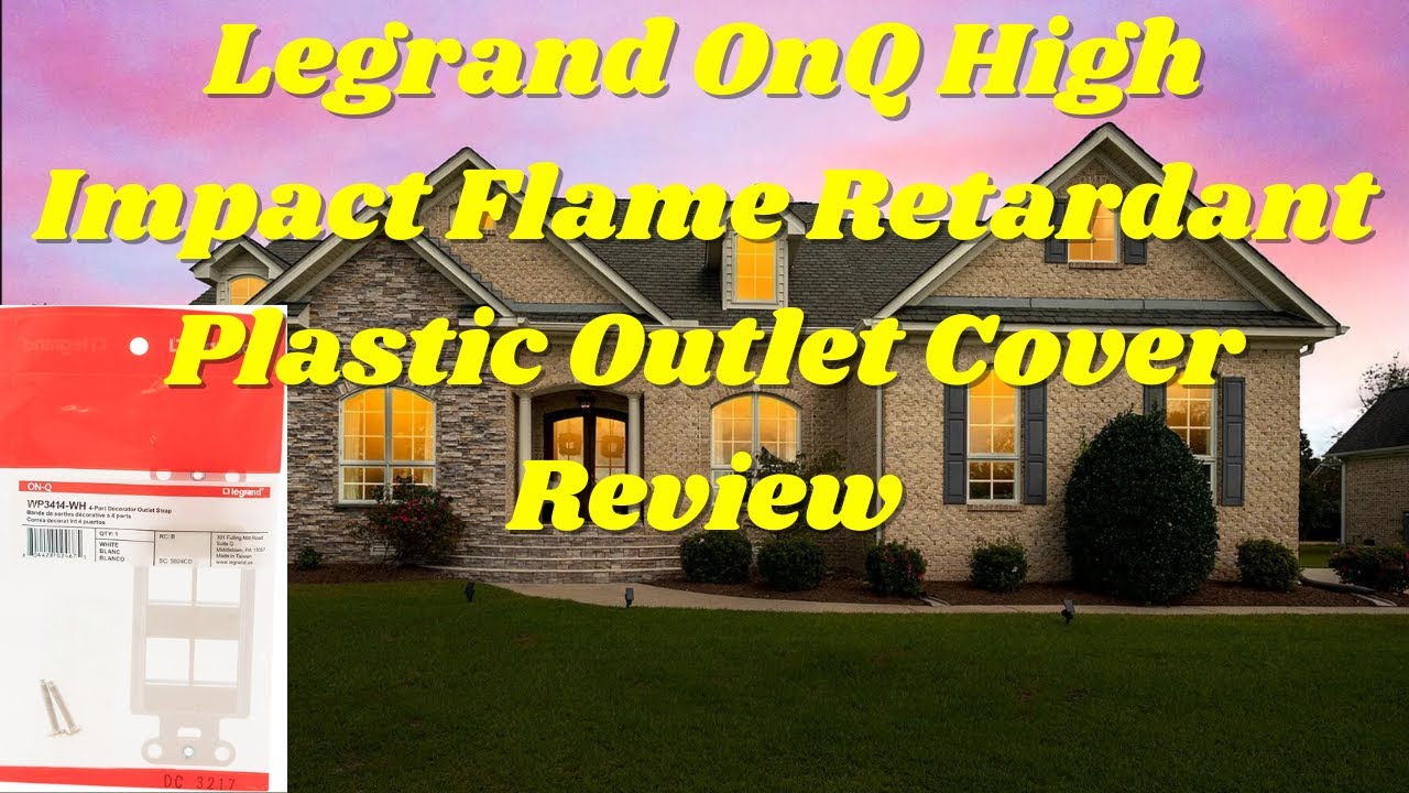 Legrand On-Q 4 Port Decorator Outlet Cover - YouTube