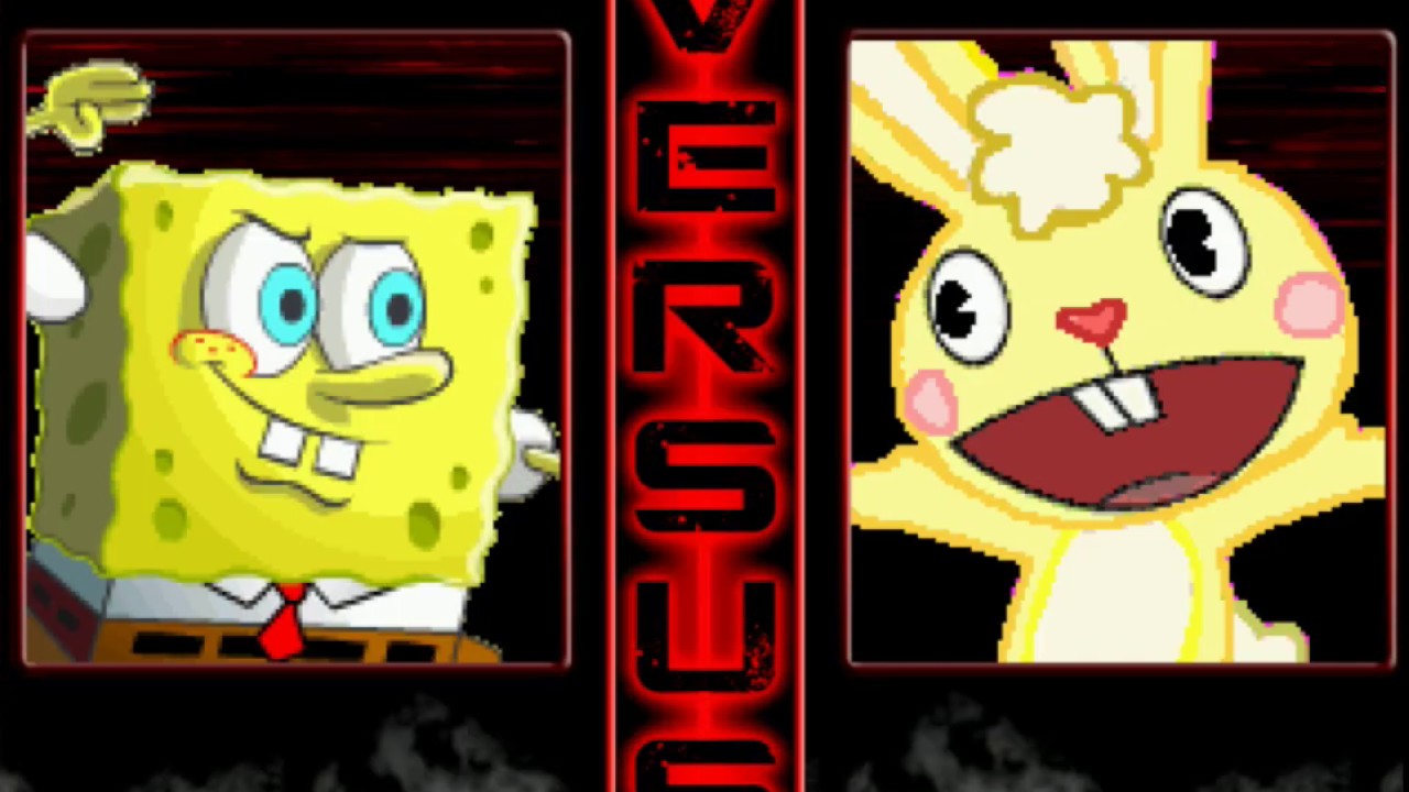 M.U.G.E.N: Spongebob & Patrick Vs Cuddles & Toothy - YouTube
