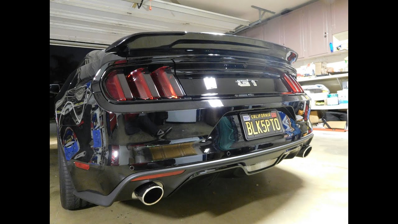 How to: Install a (GT 350) Track Pack Spoiler!!! - YouTube