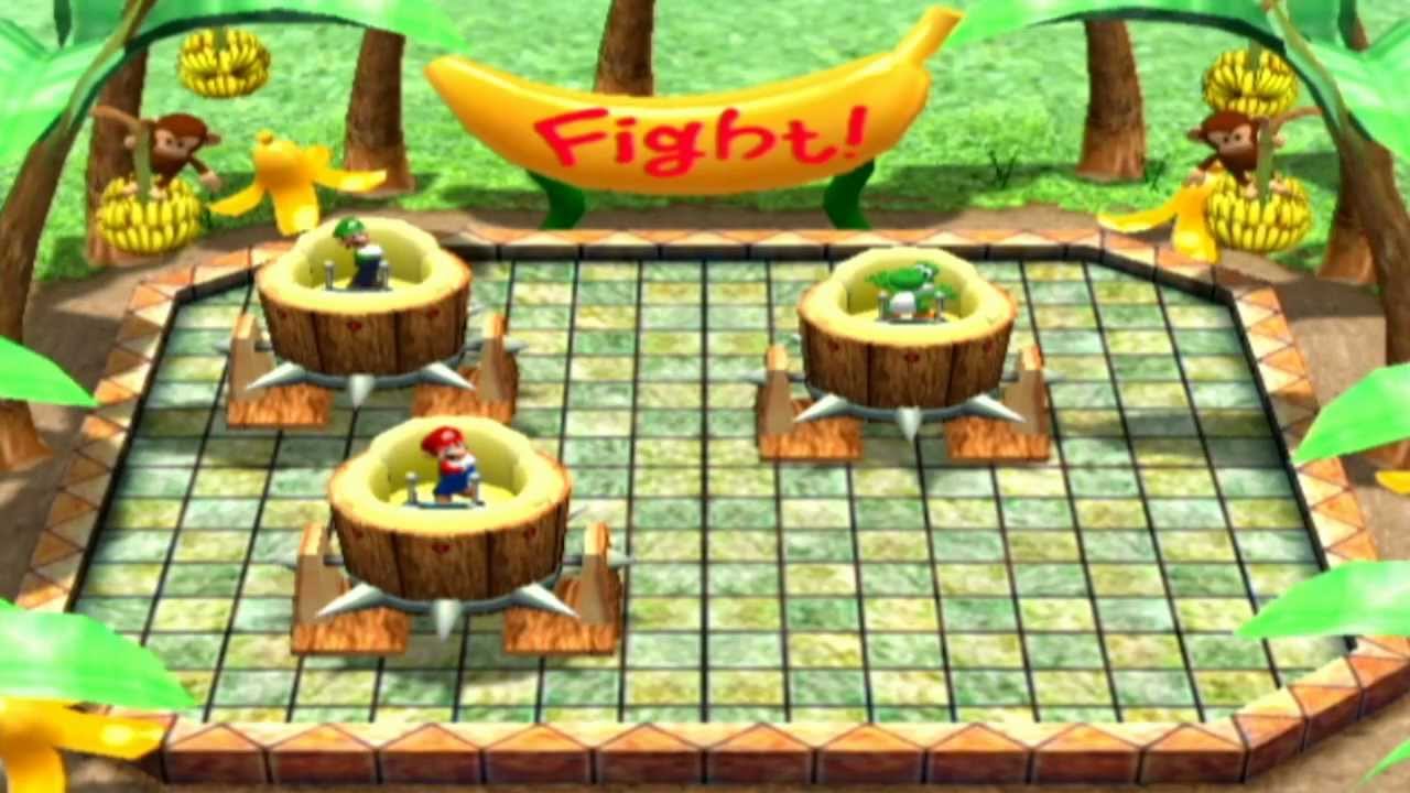 Mario Party 4 Mini Games - Tree Stomp - YouTube