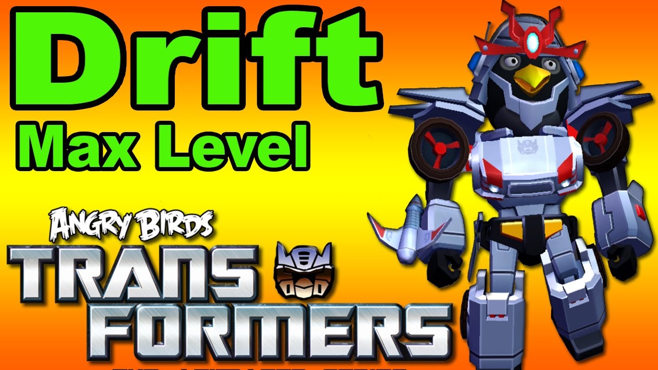 Angry Birds Transformers: New Update DRIFT Unlocked / MAX Level - YouTube