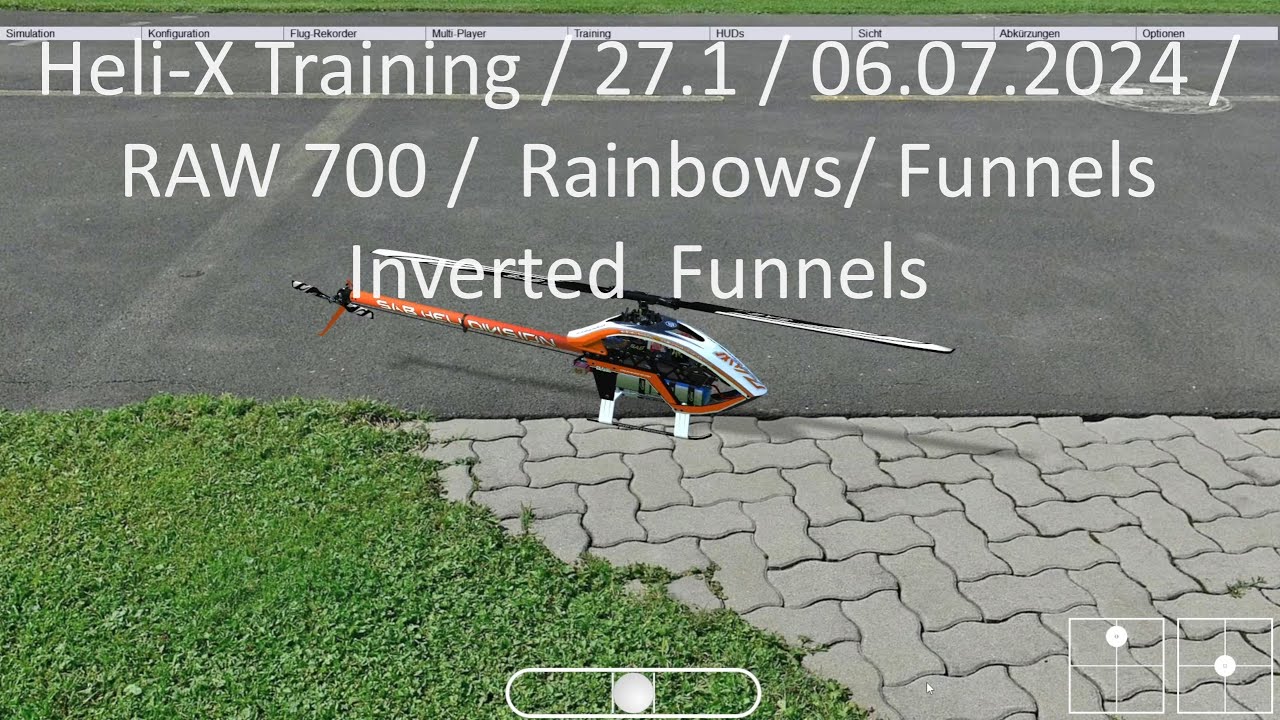 Heli-X Training / 27.1 / 06.07.2024 / RAW 700 / Funnels / Inverted ...