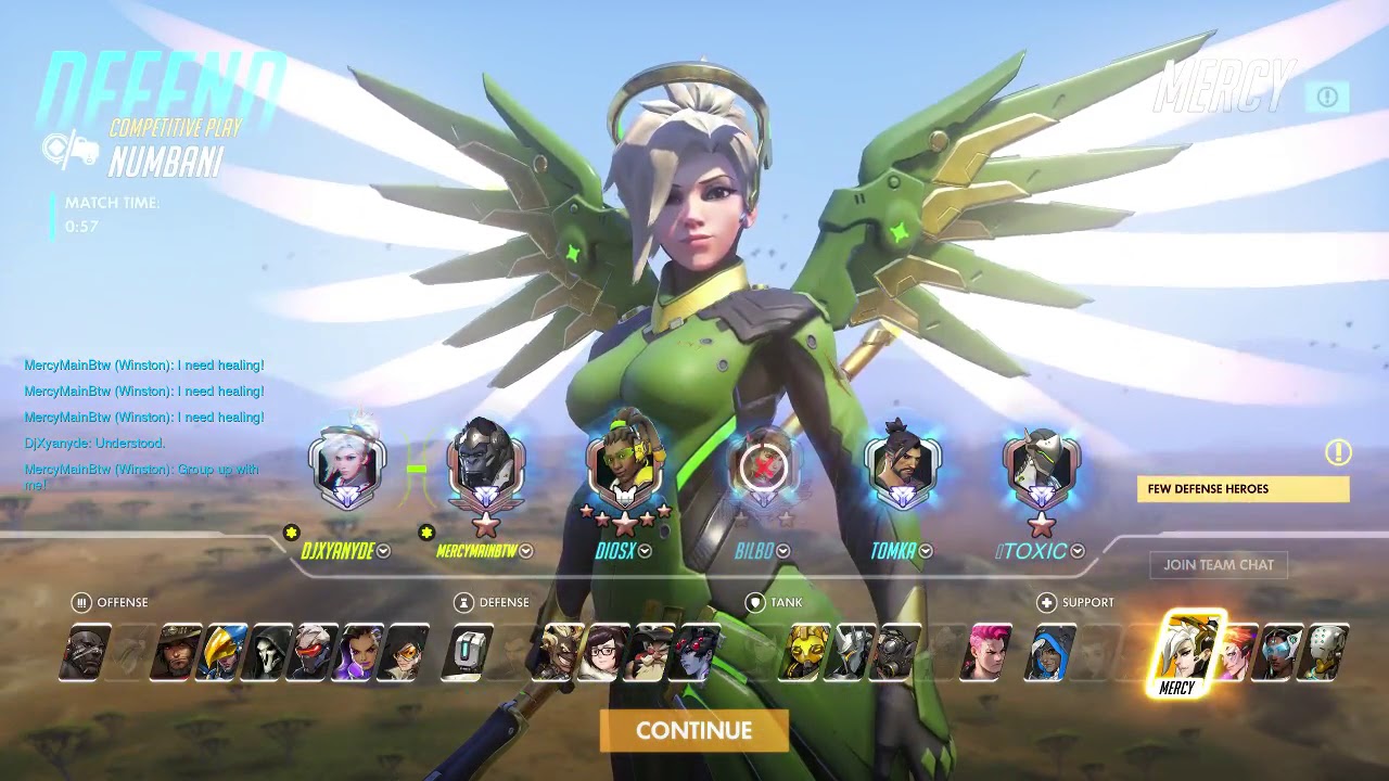 [Overwatch] Mercy Main Learns To Tank? - YouTube