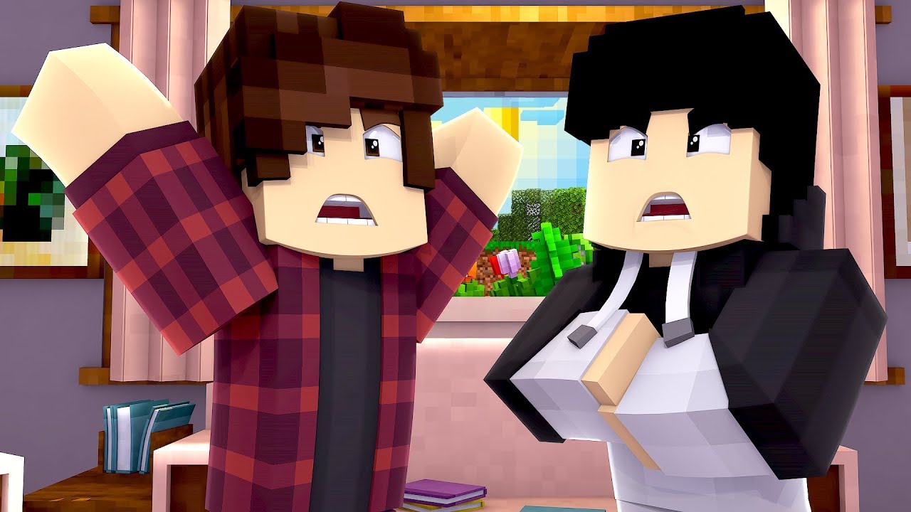 "A HUGE FIGHT ?!" | Minecraft Roomies- Minecraft Roleplay - YouTube