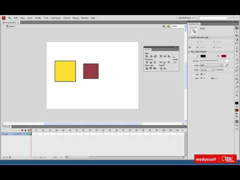 Adobe Flash CS4 0209: Hizalama